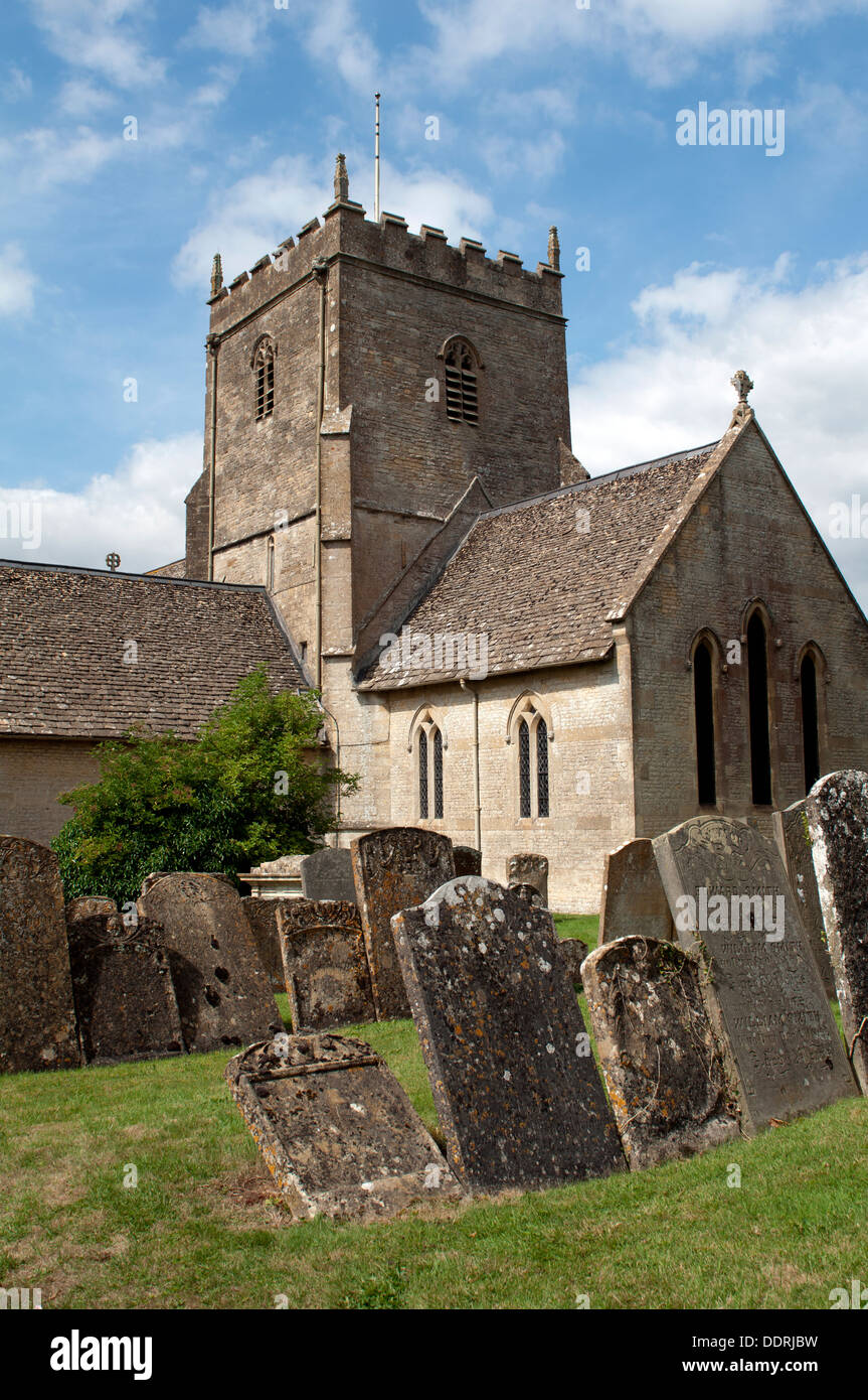 St. John the Baptist Church, Great Rissington, Gloucestershire, England ...