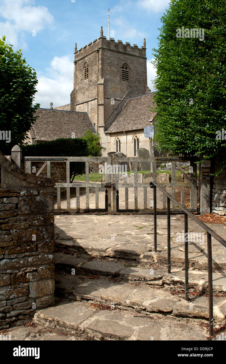 St. John the Baptist Church, Great Rissington, Gloucestershire, England ...