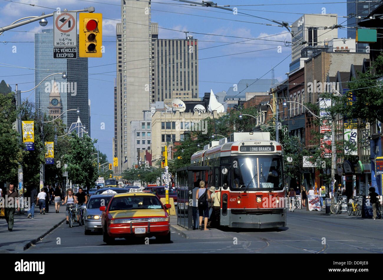 Queen Street, Toronto, Ontario, Canada Stock Photo - Alamy