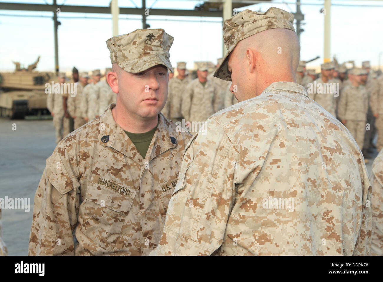 Staff Sgt. Kyle D. Shackelford, tank section leader, Co. D, 1st Tank ...