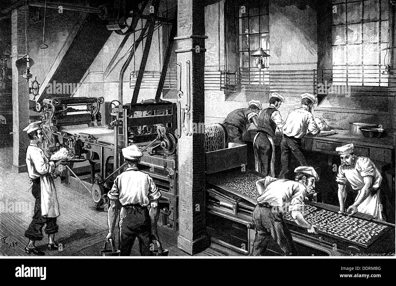 Industrial Revolution Factory Interior