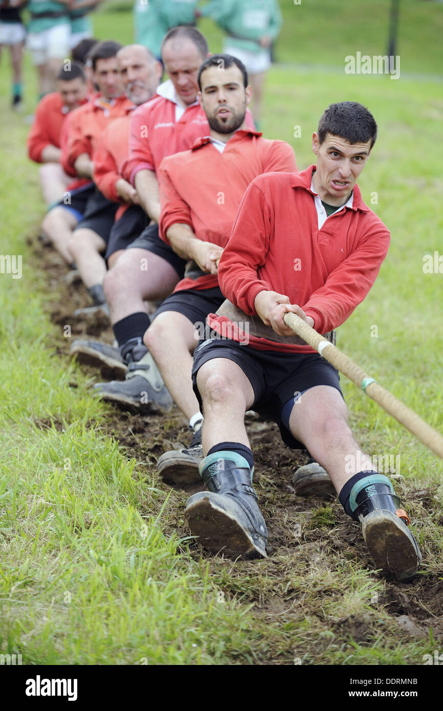 Basque Country Competition Strength Festival Stock Photos & Basque ...