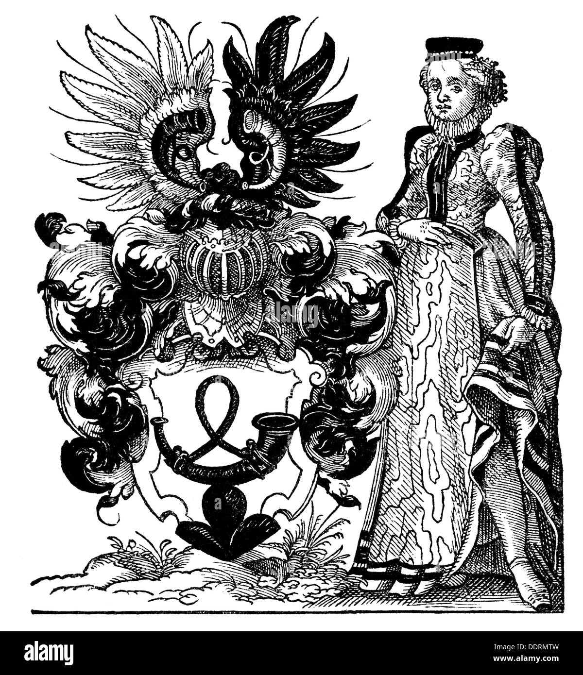 heraldry, coat of arms, Austria, Sultzberger from Tyrol, copper ...