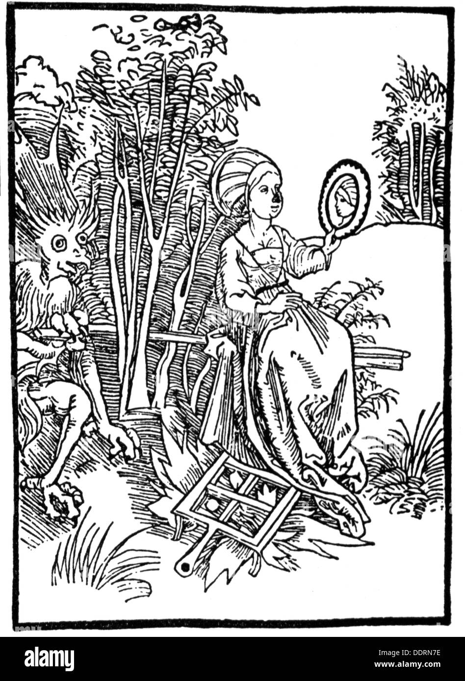 The ship of fools by sebastian brant 1457 1521 Black and White Stock ...