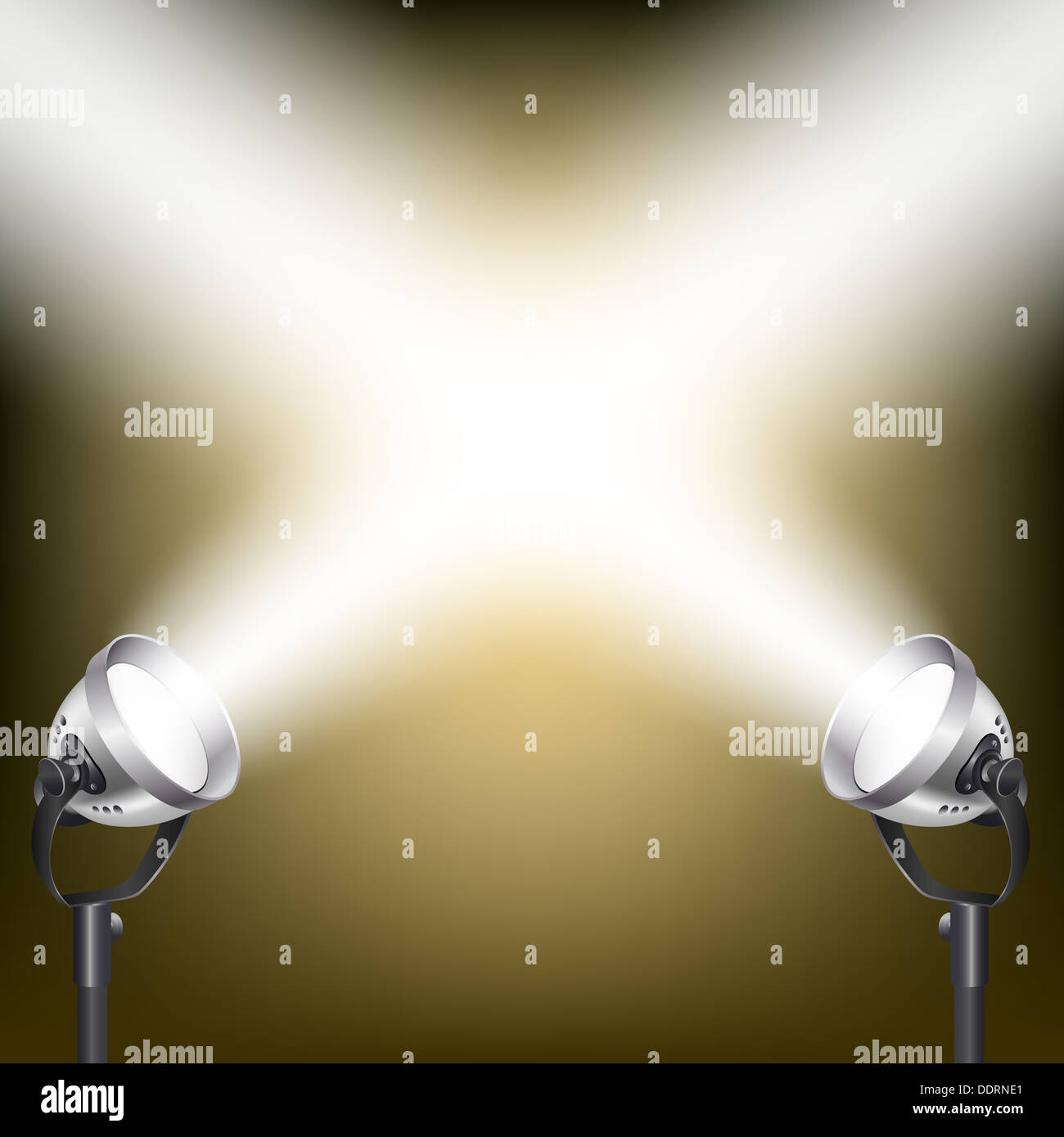 retro background with spot lights Stock Photo - Alamy