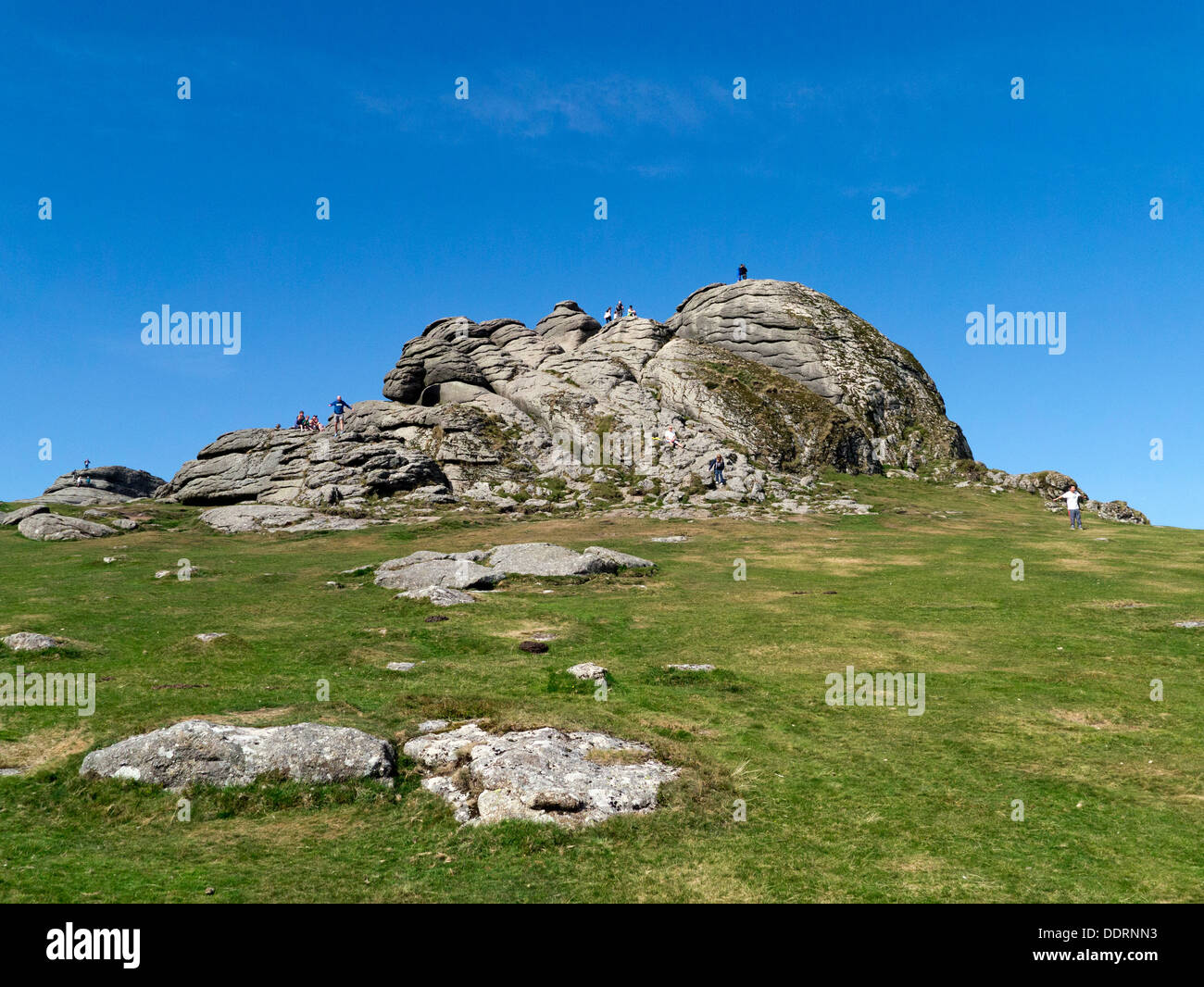 Haytor Rocks Dartmoor Devon UK Stock Photo - Alamy
