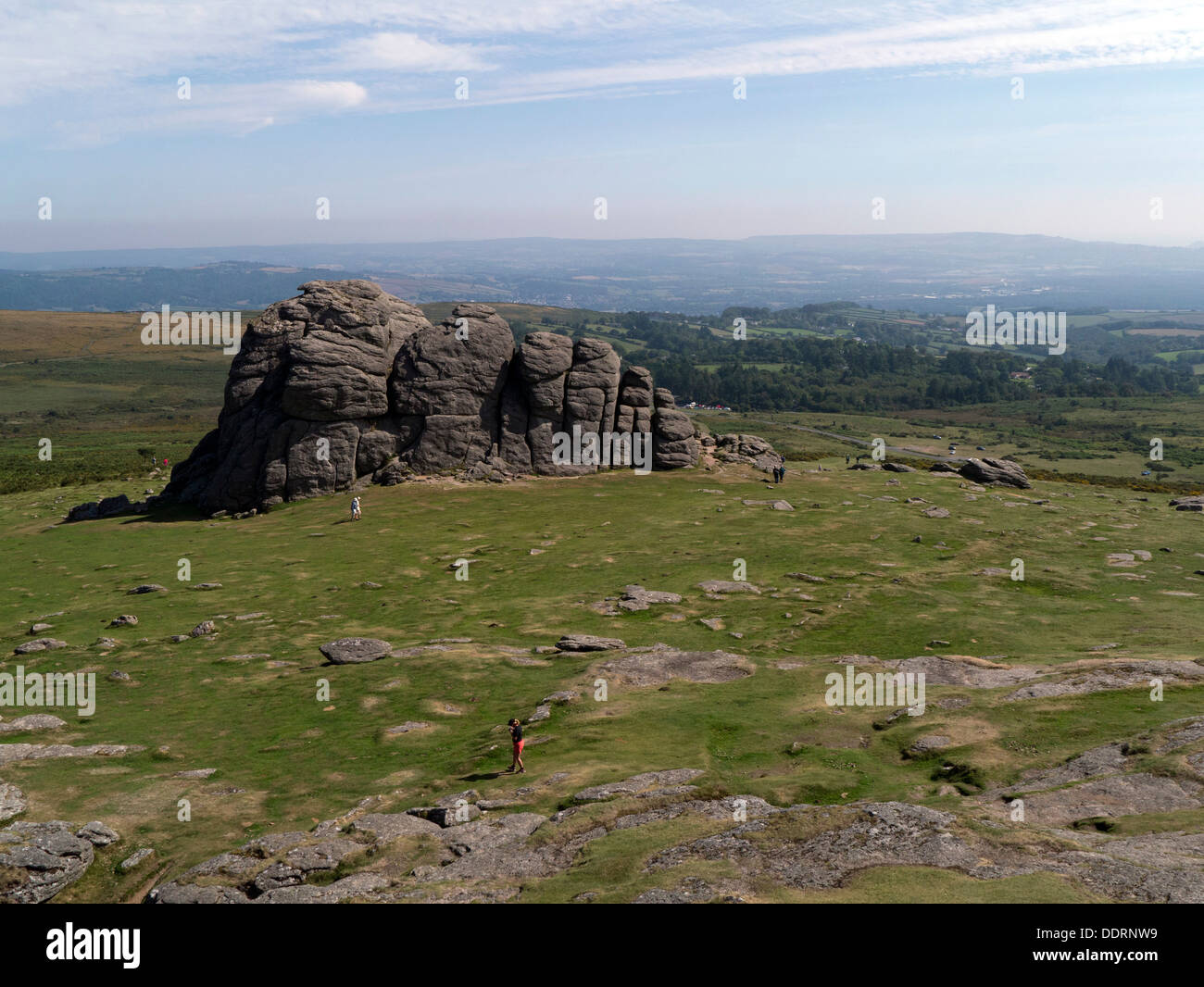 Devon dartmoor haytor hay tor hi-res stock photography and images - Alamy