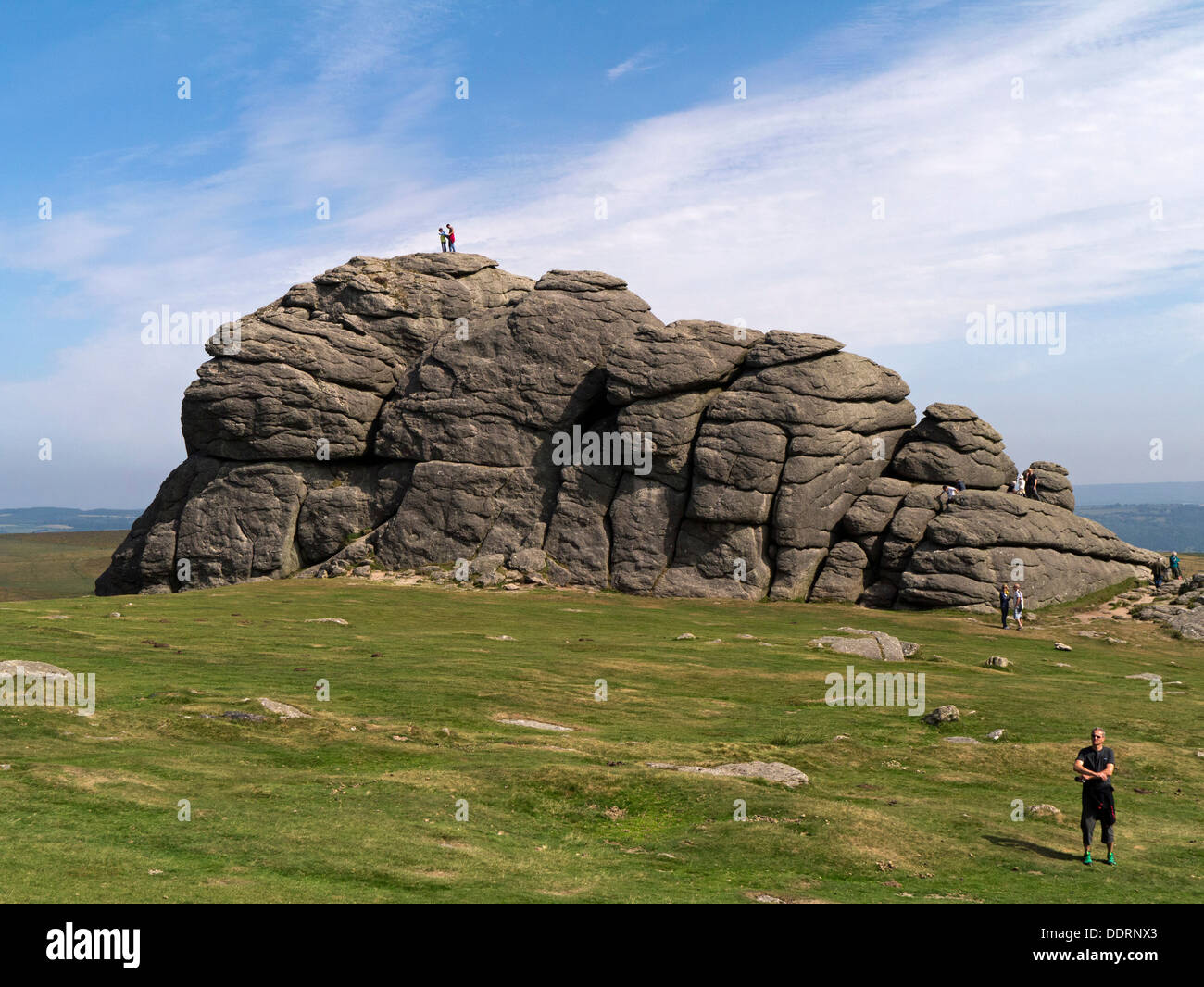 Haytor Rocks Dartmoor Devon UK Stock Photo - Alamy