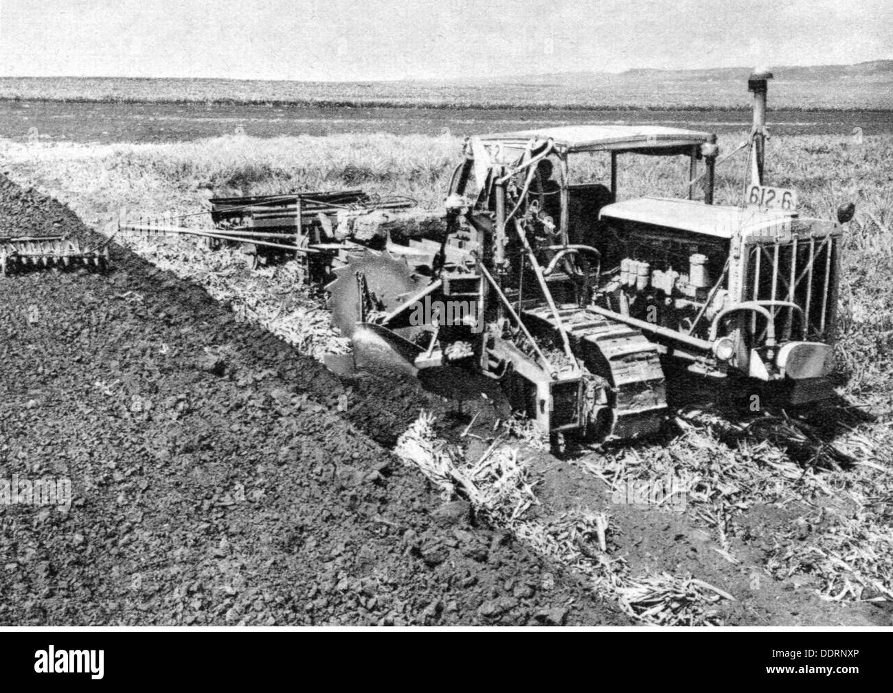 agriculture, machines, multifunctional machine for ploughing, harrowing ...