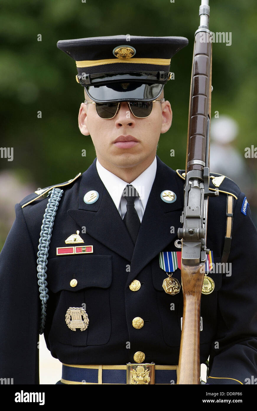 Tomb Of The Unknown Soldier Guard Bad Weather