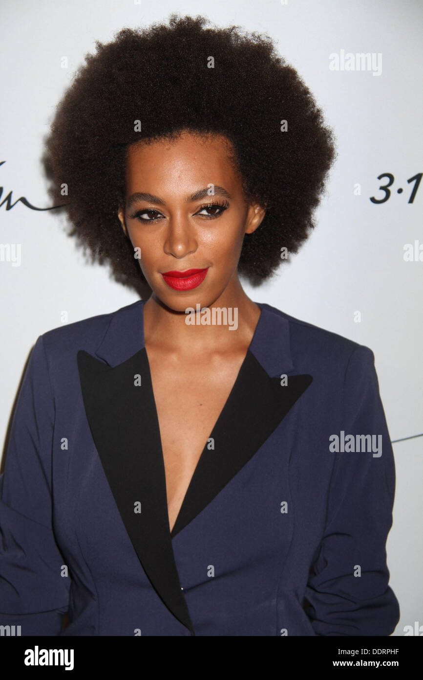 New York, New York, USA. 5th Sep, 2013. SOLANGE KNOWLES attends the 3.1 ...