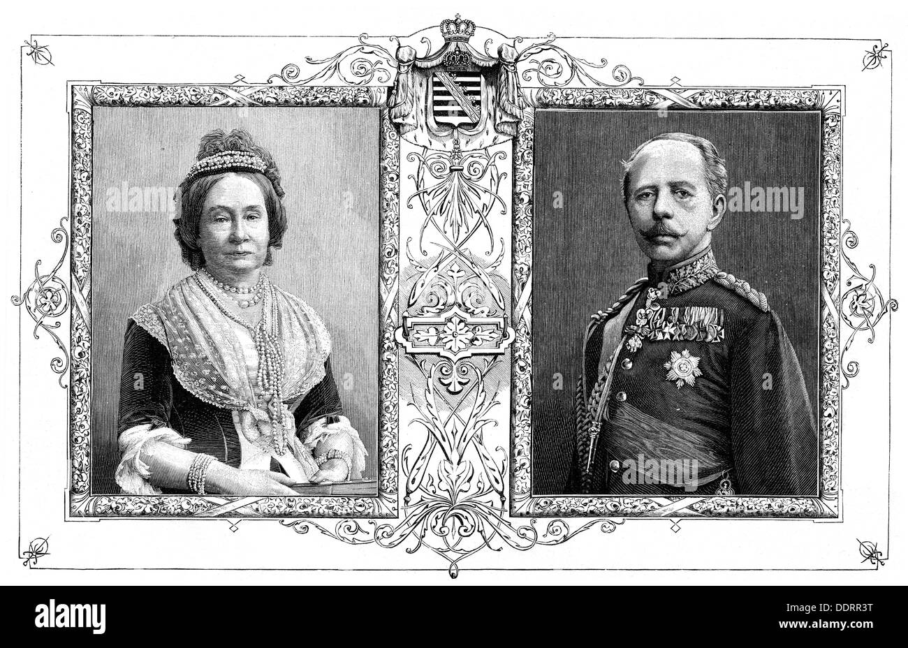 Charles Alexander, 24.6.1818 - 5.1.1901, Grand Duke of Saxe-Weimar ...