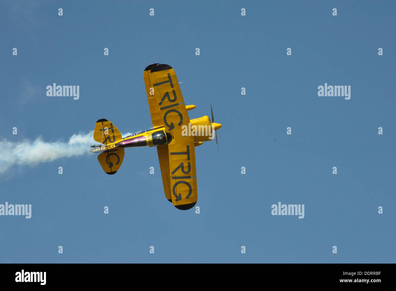 A stunt plane at Shoreham Air Show Stock Photo - Alamy
