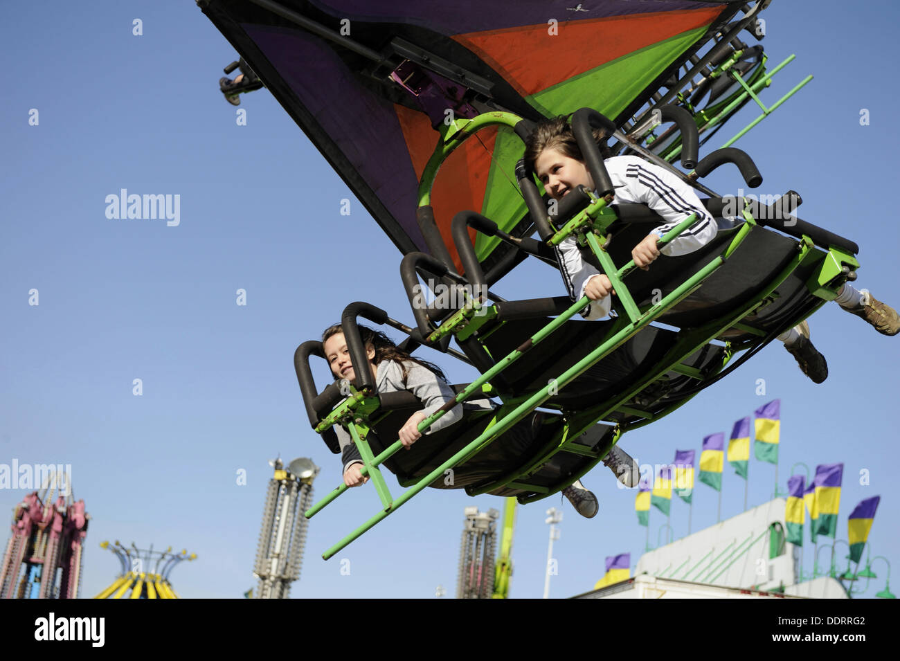 Carnival ride strawberry festival plant hi-res stock photography and ...