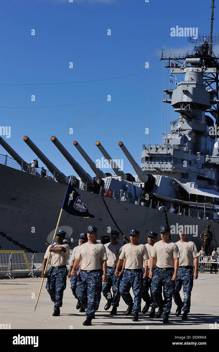 Chief Selectees from various locations on Ford Island, Joint Base Pearl ...
