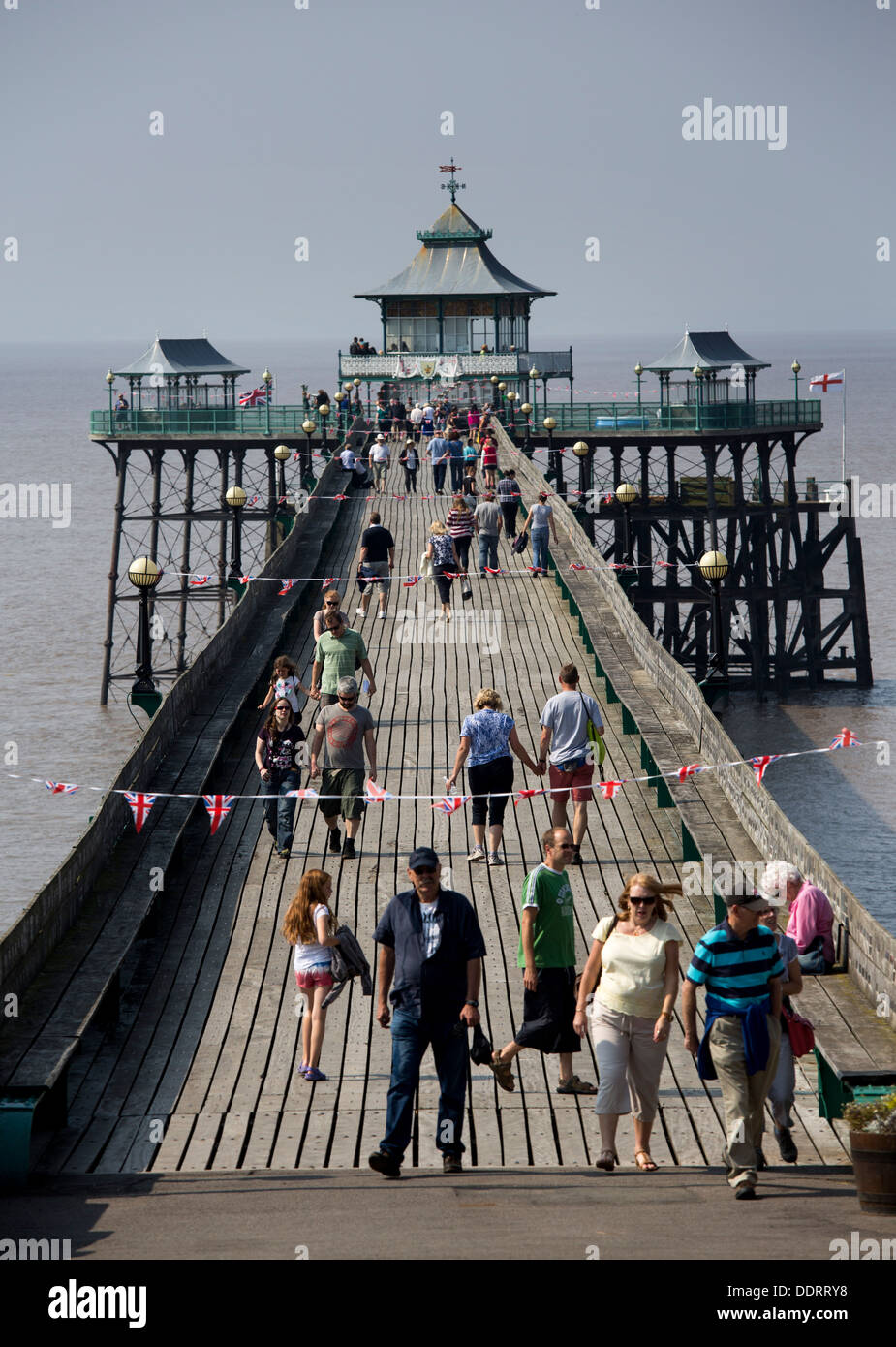 Clevedon Pier Near Bristol Victoria restored Stock Photo - Alamy