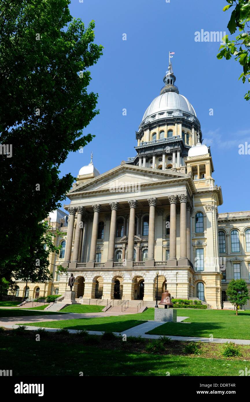 Illinois State Capitol Building Springfield Illinois Stock Photo - Alamy
