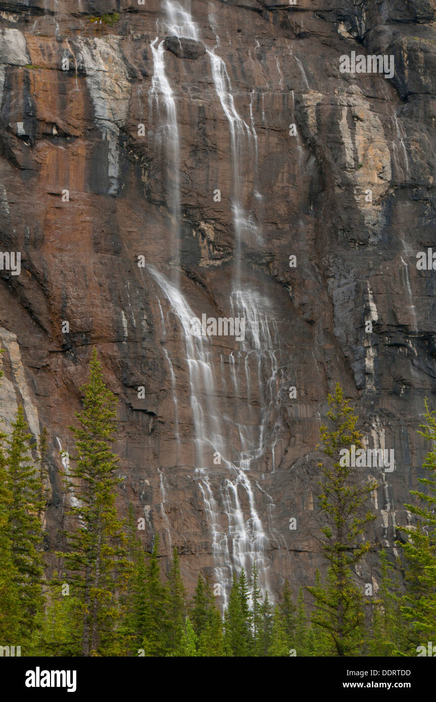 Mt Wilson cascade, Banff National Park, Alberta, Canada Stock Photo - Alamy