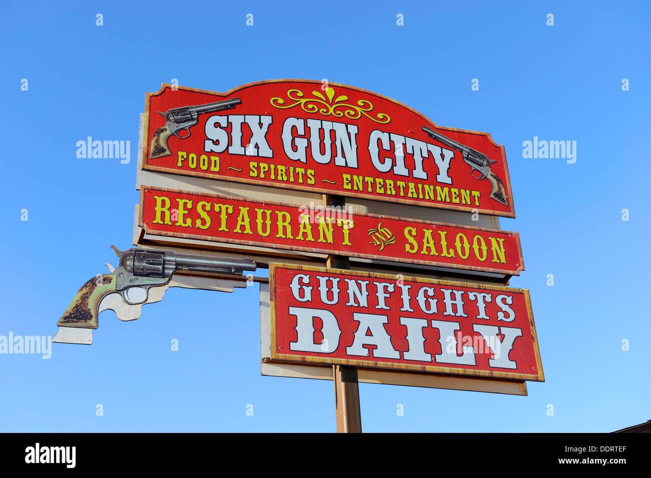 Six gun hi-res stock photography and images - Alamy