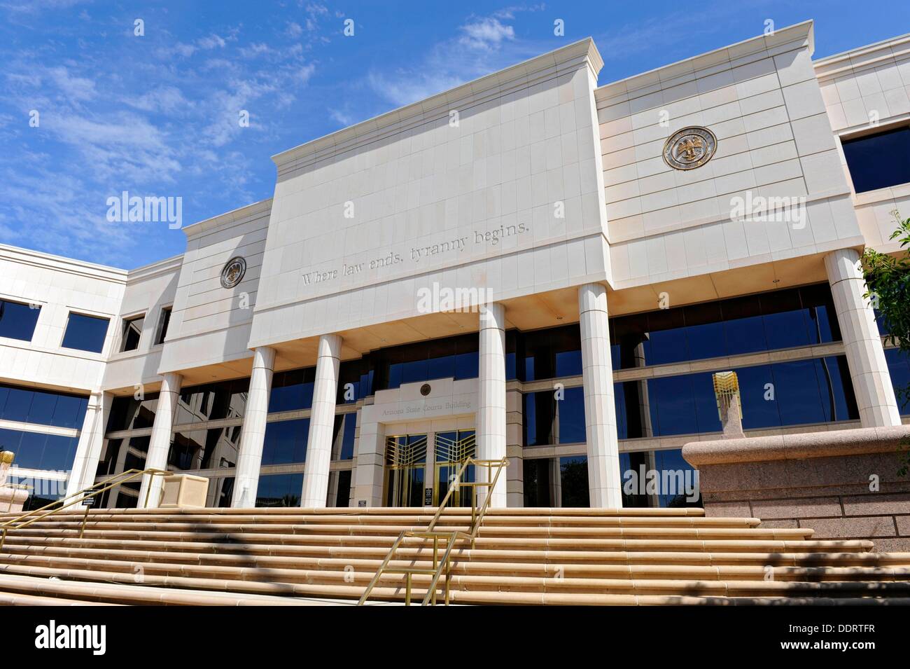 State Court Building Phoenix Arizona Stock Photo - Alamy