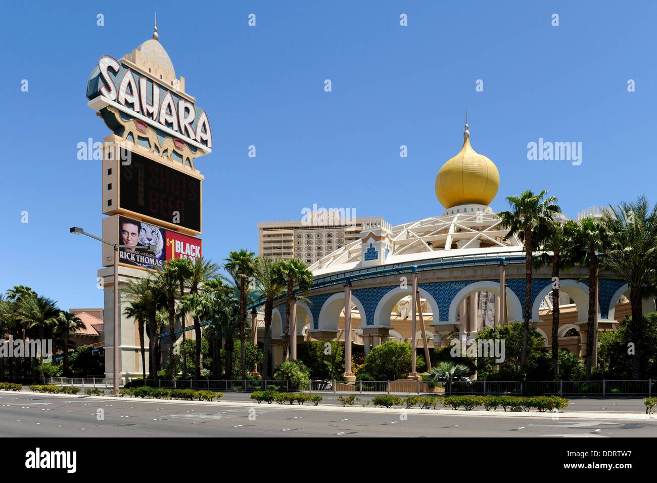 The sahara hotel las vegas hi-res stock photography and images - Alamy