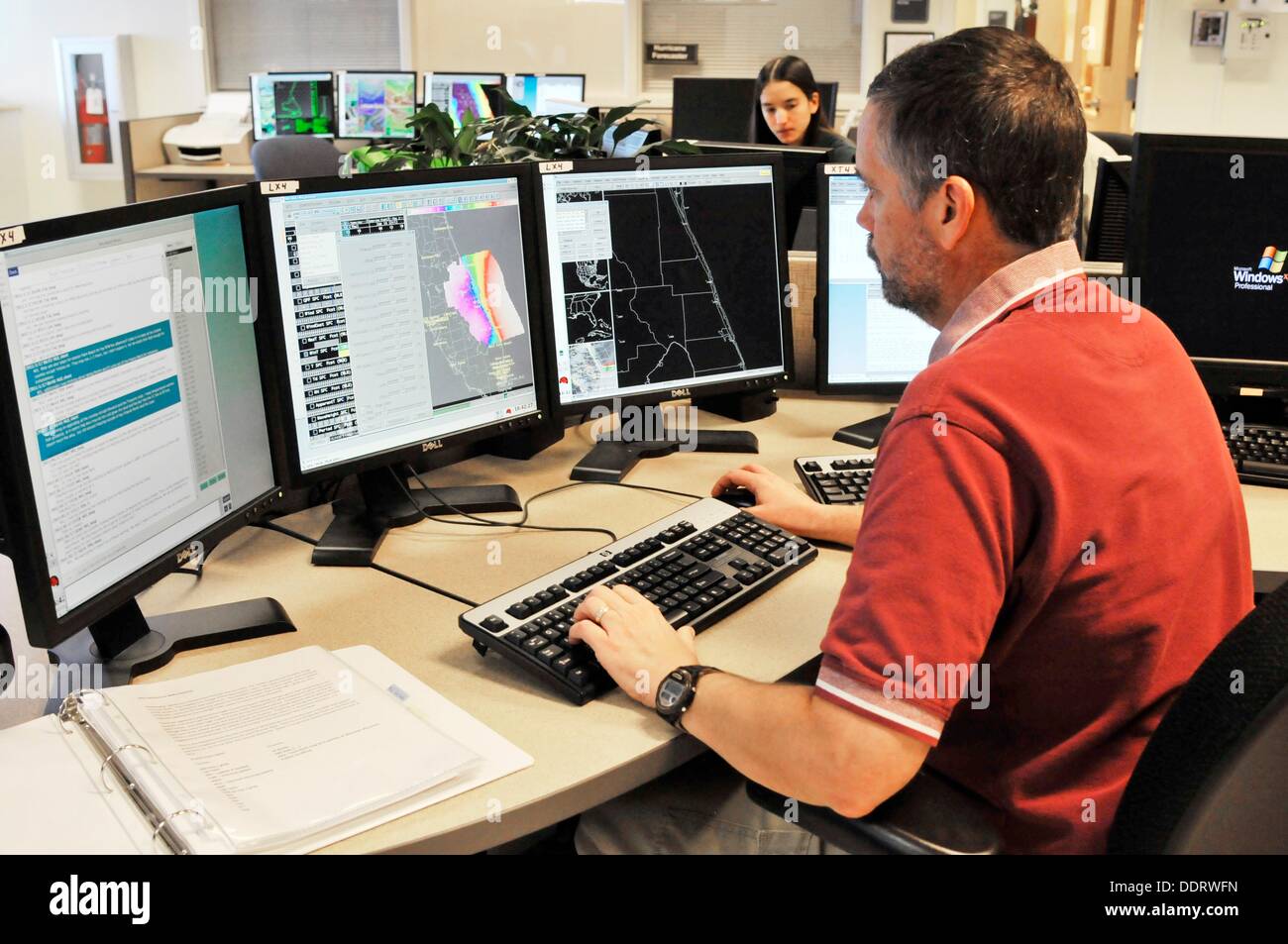Hurricane radar map hi-res stock photography and images - Alamy