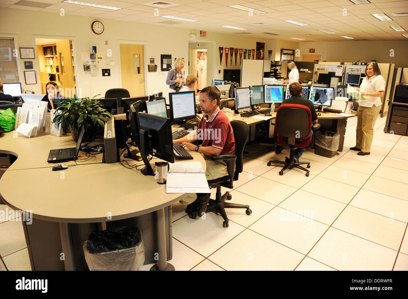 Meteorologist work area hi-res stock photography and images - Alamy