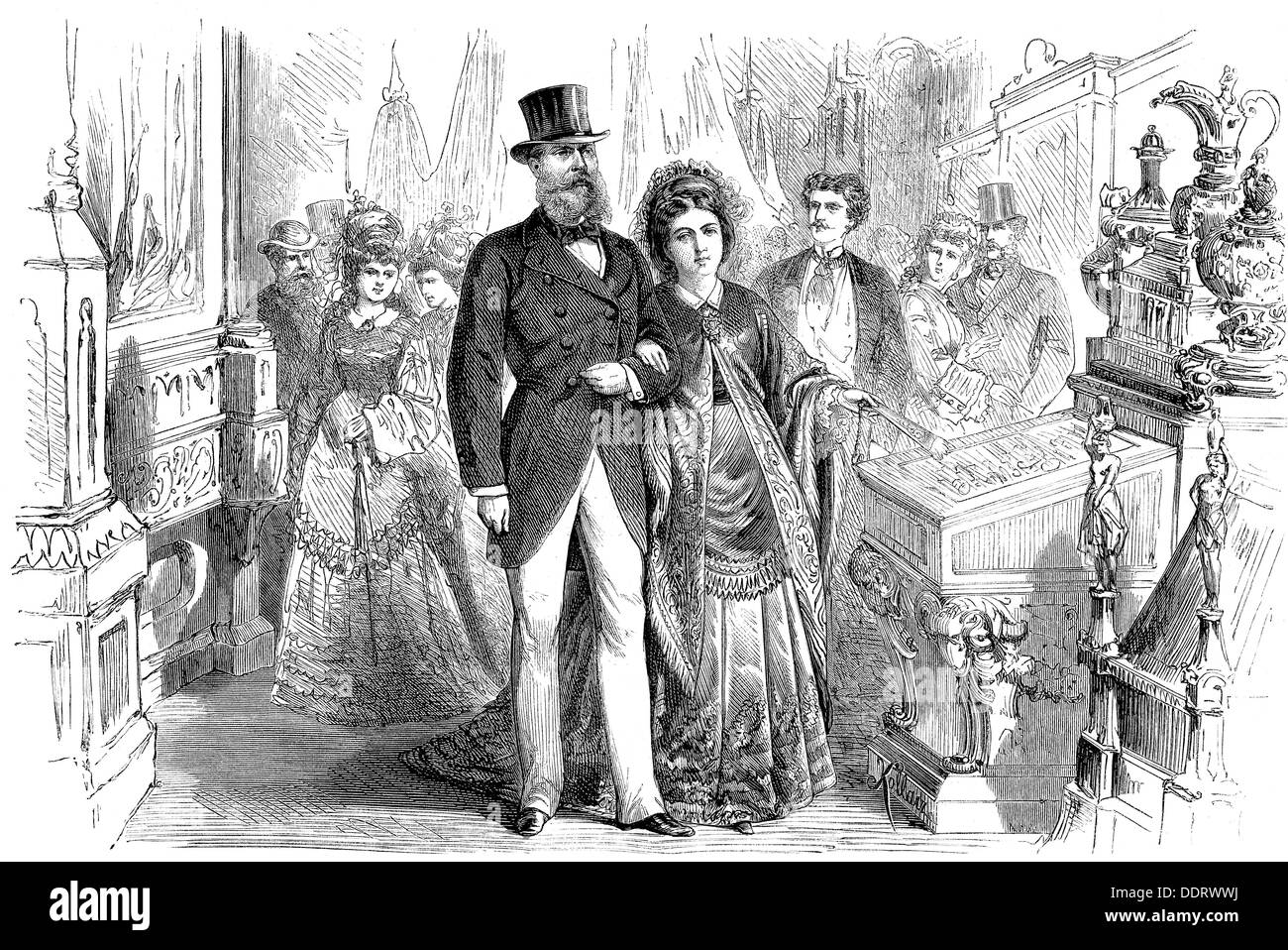 Frederick the great and his wife hi-res stock photography and images ...