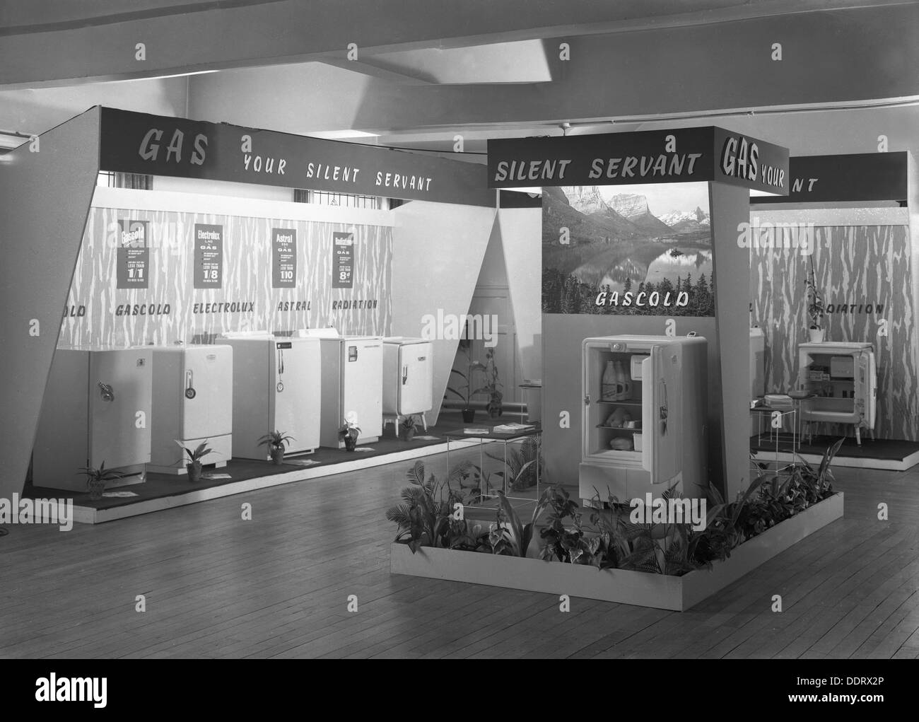 'Gas, Your Silent Servant', Gas Board exhibition, Goldthorpe, South ...