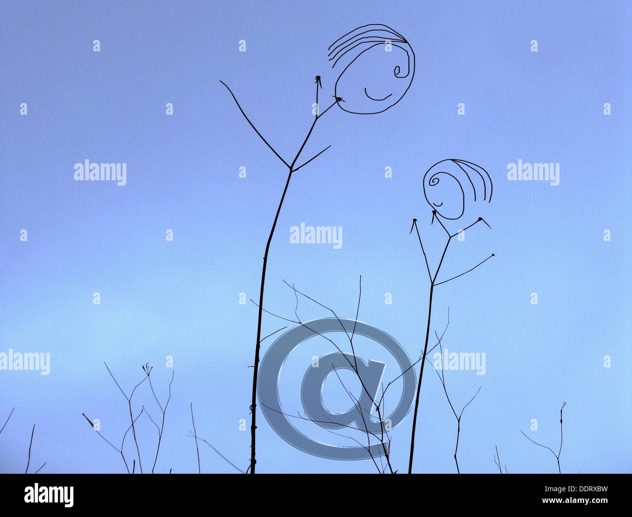 At symbol concept hi-res stock photography and images - Alamy