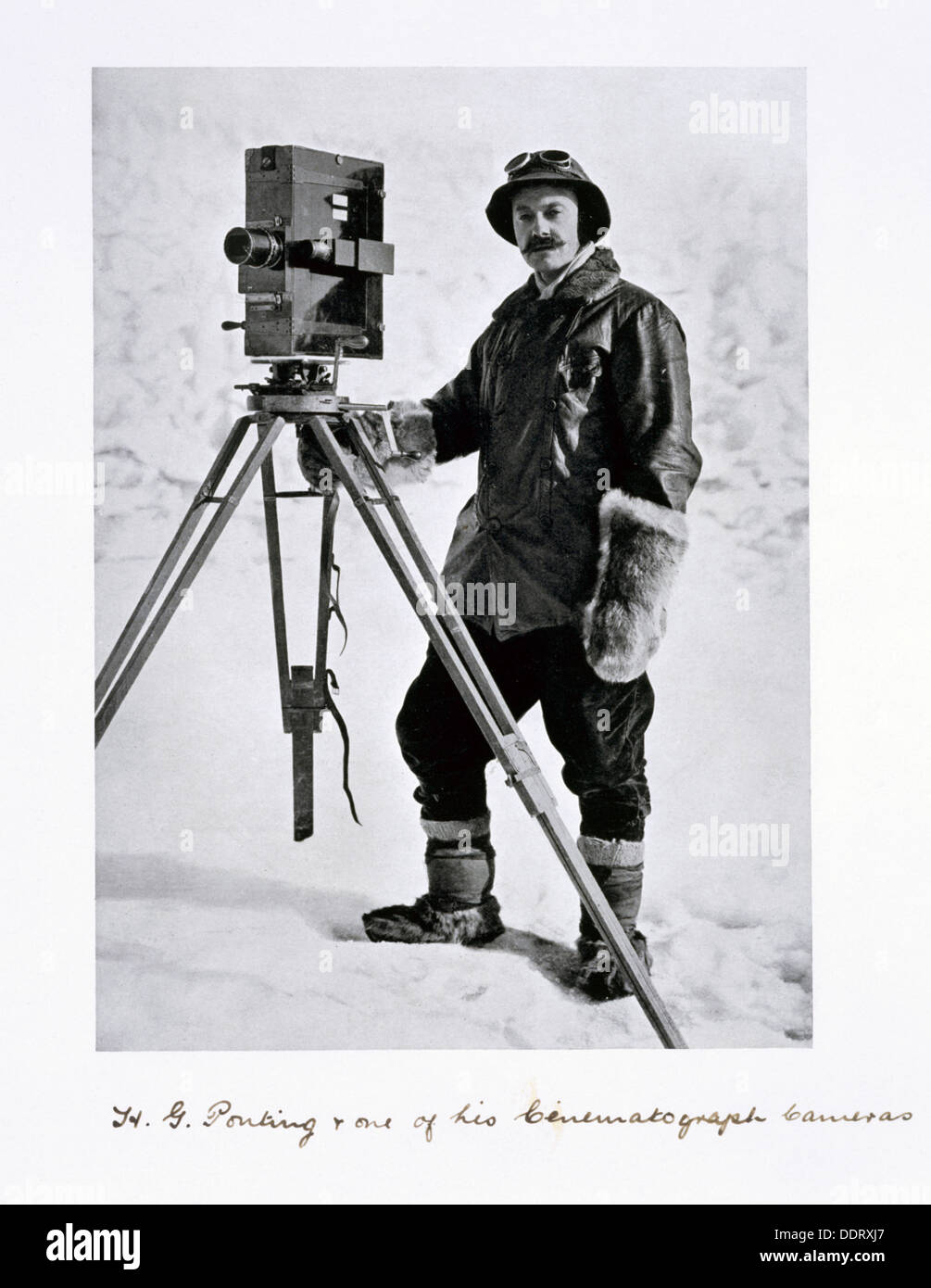 Herbert Ponting, British photographer, in the Antarctic, 1910-1912 ...