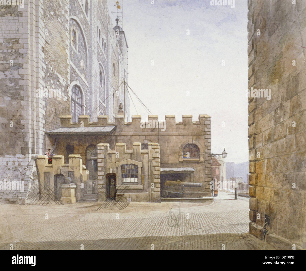 Ordnance Office at the bottom of the White Tower, Tower of London ...