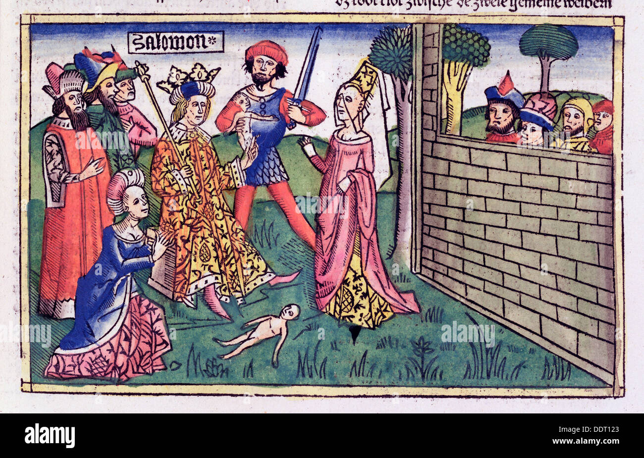 Judgement Of The King Solomon High Resolution Stock Photography and ...