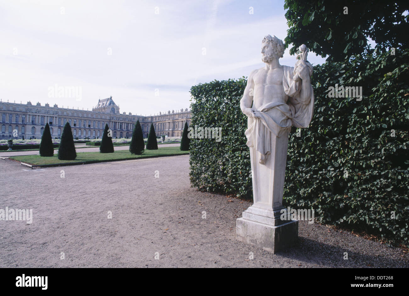 Statue in the gardens. Palace of Versailles. Versailles. France Stock ...