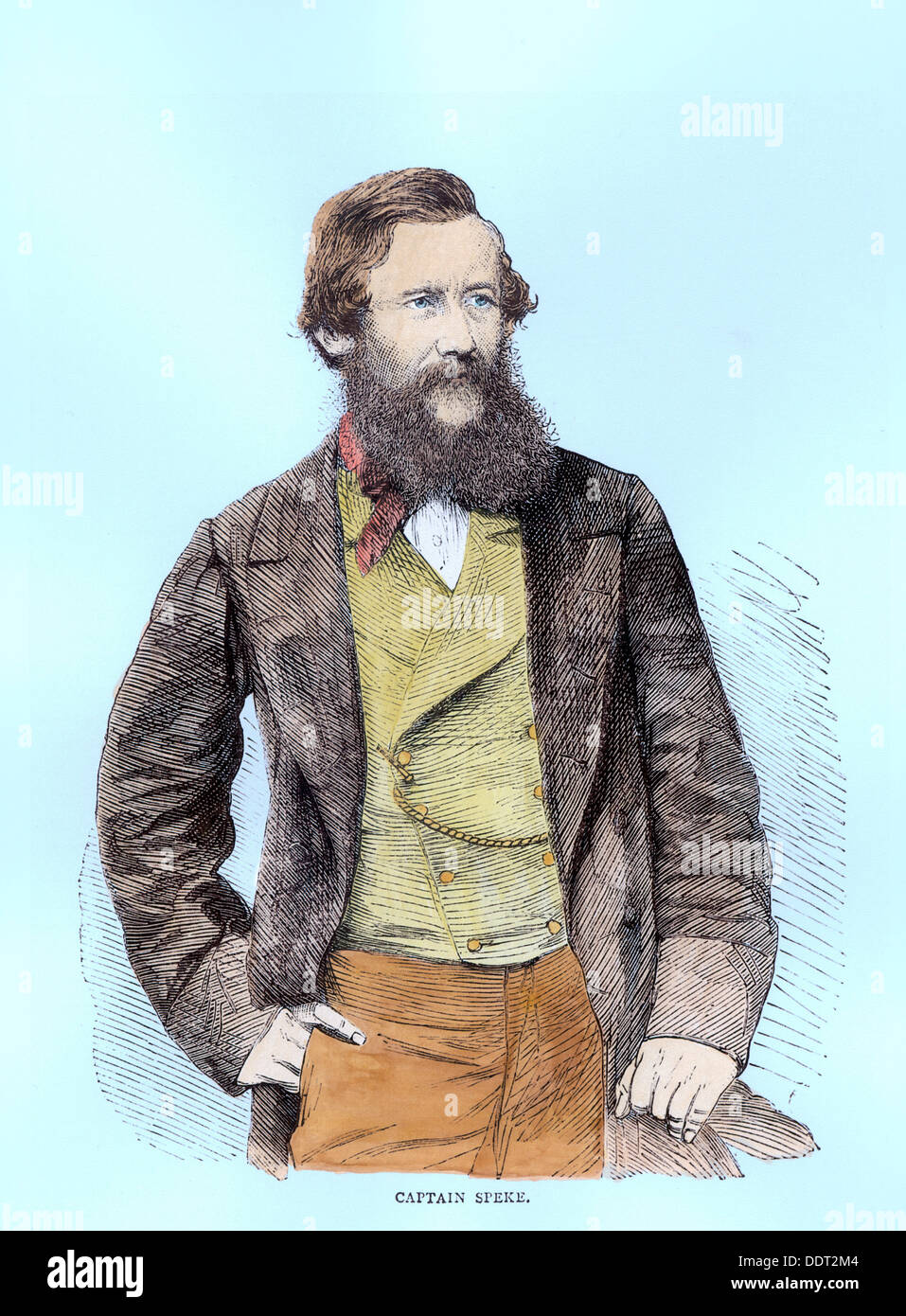 John Hanning Speke, British explorer, 19th century. Artist: Unknown ...