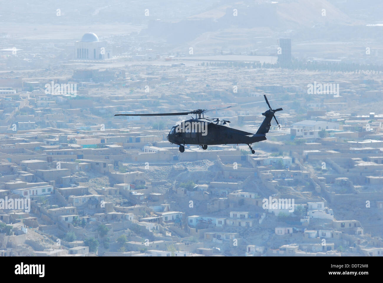 An UH-60L Black Hawk helicopter crewed by 1st Lt. Chuck Nadd, Chief ...