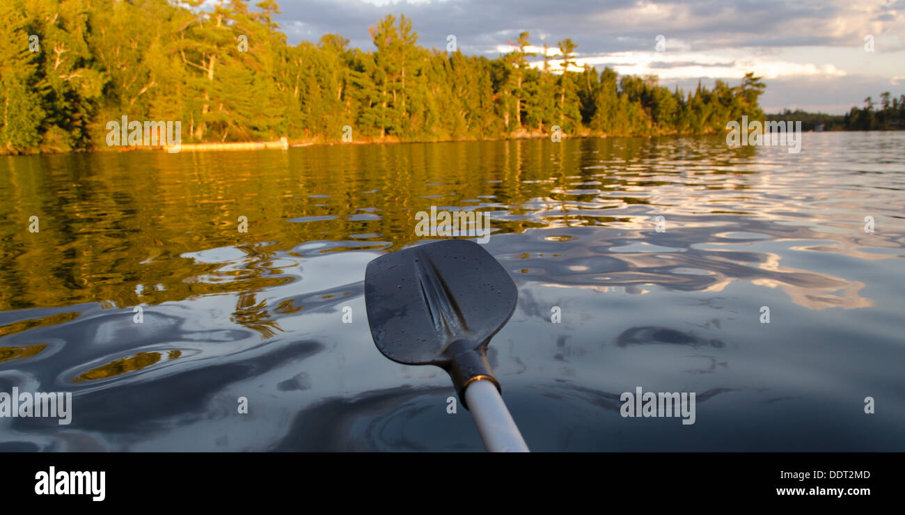 Oar, Lake Of The Woods, Keewatin, Ontario, Canada Stock Photo - Alamy