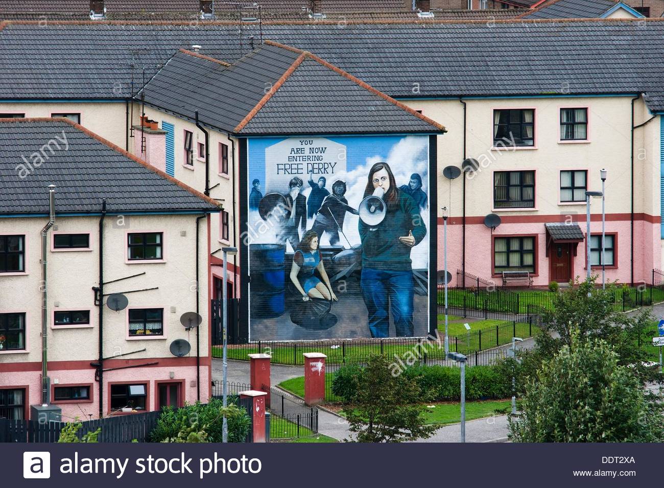 Battle Of The Bogside Mural High Resolution Stock Photography and ...