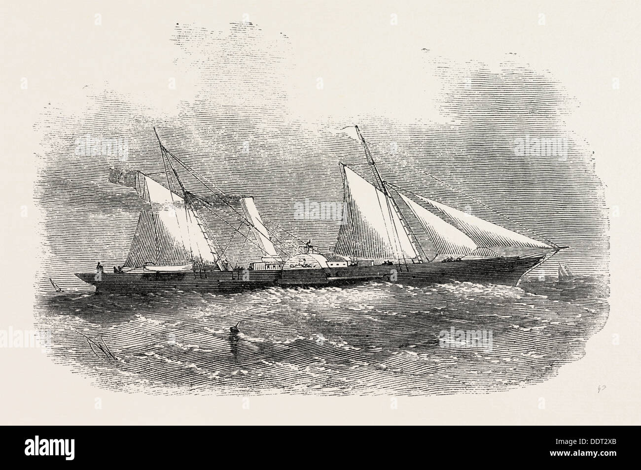 THE FAIRY QUEEN PADDLE-WHEEL DESPATCH-BOAT FOR GENERAL GARIBALDI, 1860 ...