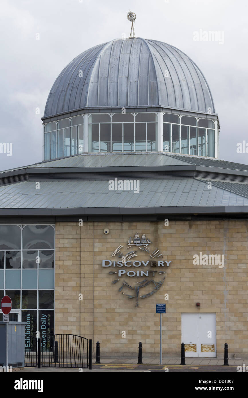Discovery Point, Dundee, the visitor centre adjacent to the mooring of ...