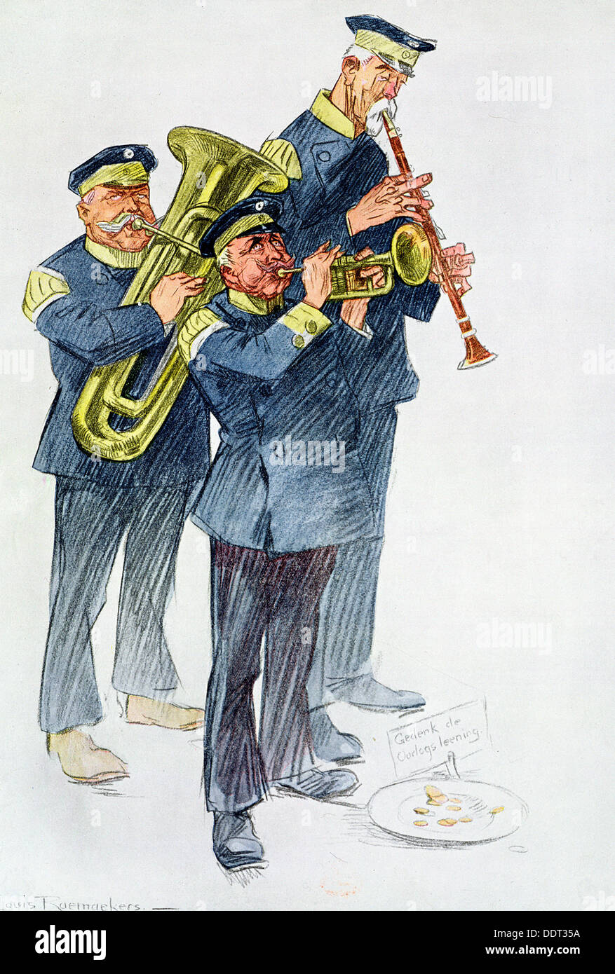 First World War Cartoon Satire High Resolution Stock Photography and ...