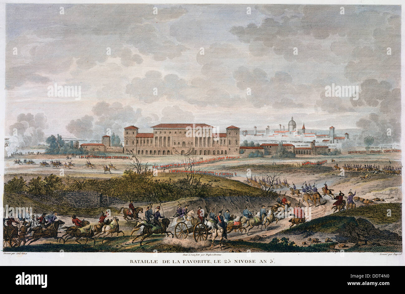 The Battle of La Favorite, Italy, 25 Nivose, Year 5 (January 1797 ...