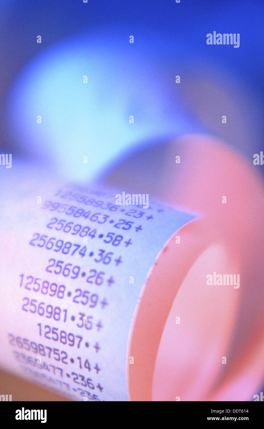 Addition roll hi-res stock photography and images - Alamy