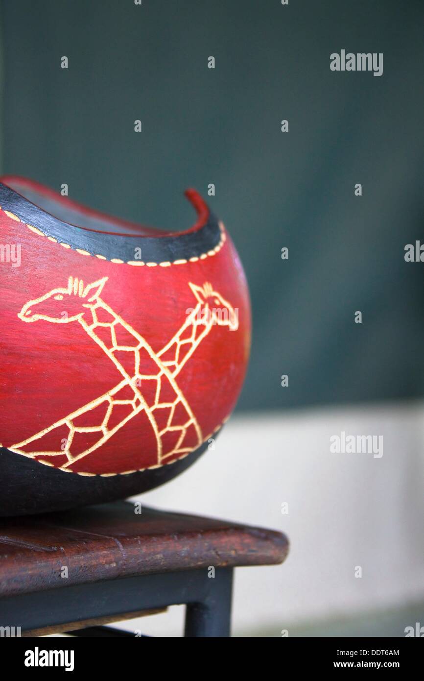 Decorative african pot hi-res stock photography and images - Alamy