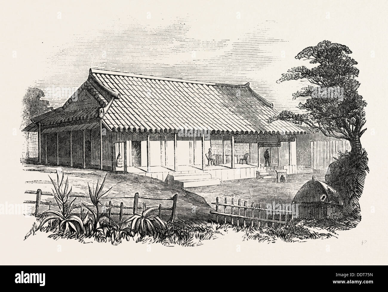 DR BETTELHEIM'S RESIDENCE, LOO CHOO, CHINESE SEAS. LOO-CHOO ISLANDS ...