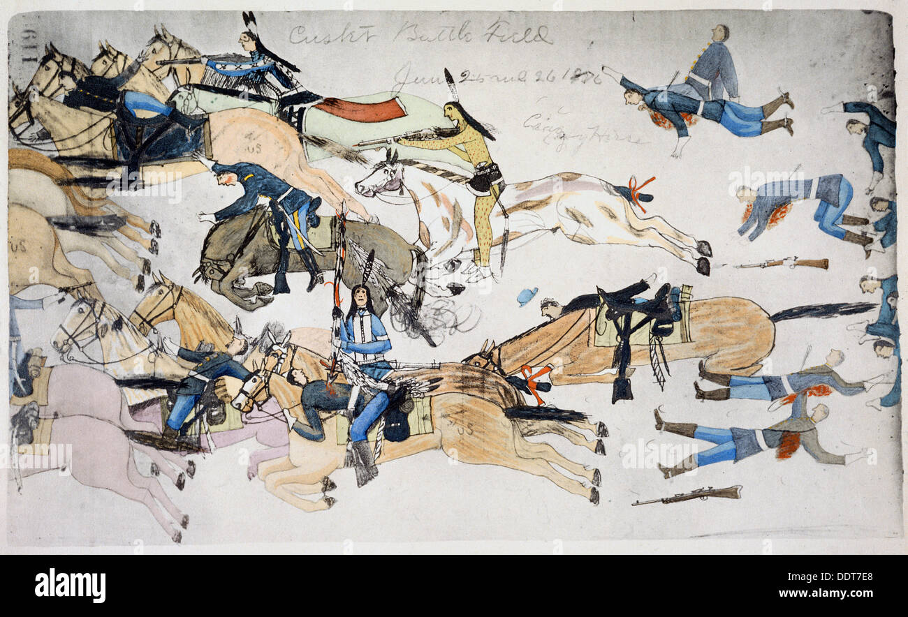 Battle of little bighorn hi-res stock photography and images - Alamy