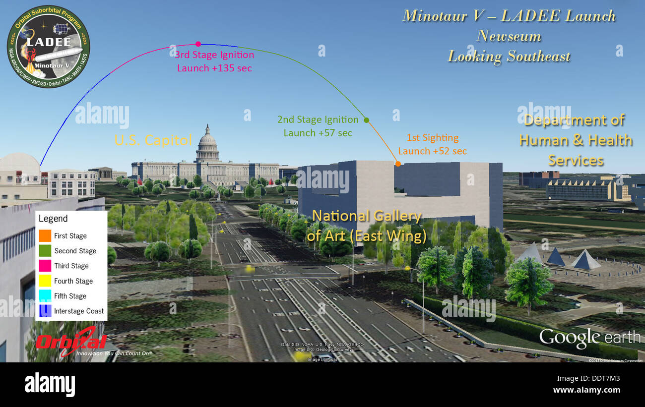 A live viewing event in Washington, DC, for the LADEE launch. The Lunar ...