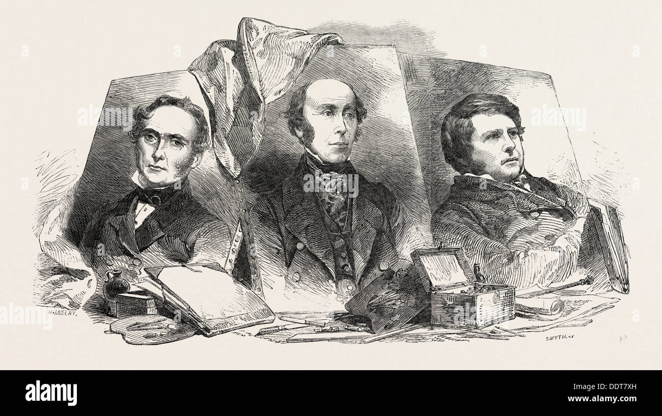 THE NEWLY ELECTED ROYAL ACADEMICIANS: SIR J.W. GORDON, MR. REDGRAVE, MR ...