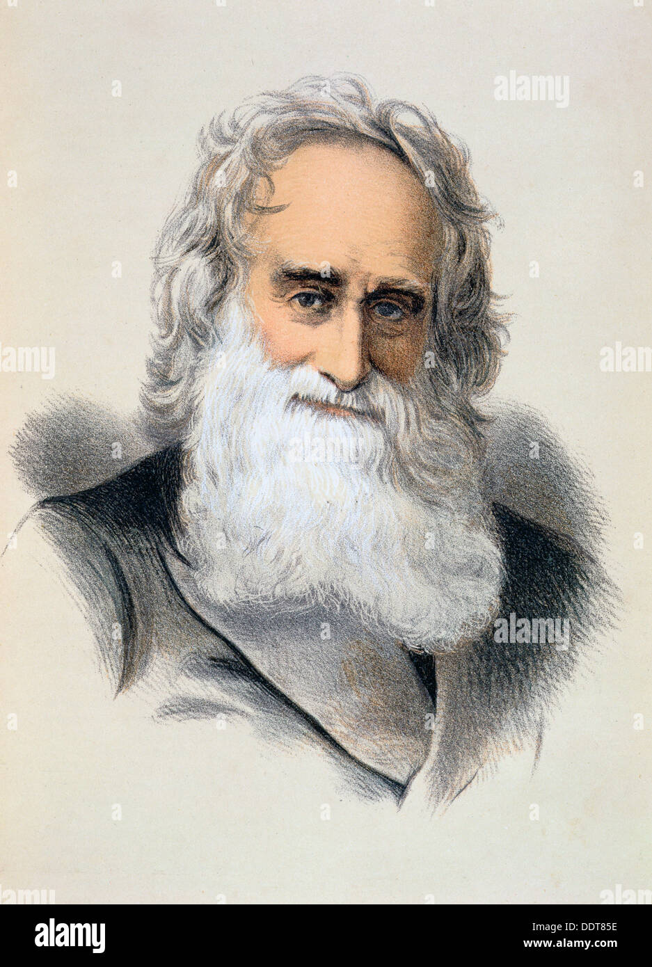 Robert Moffat, British missionary, 19th century. Artist: Unknown Stock ...