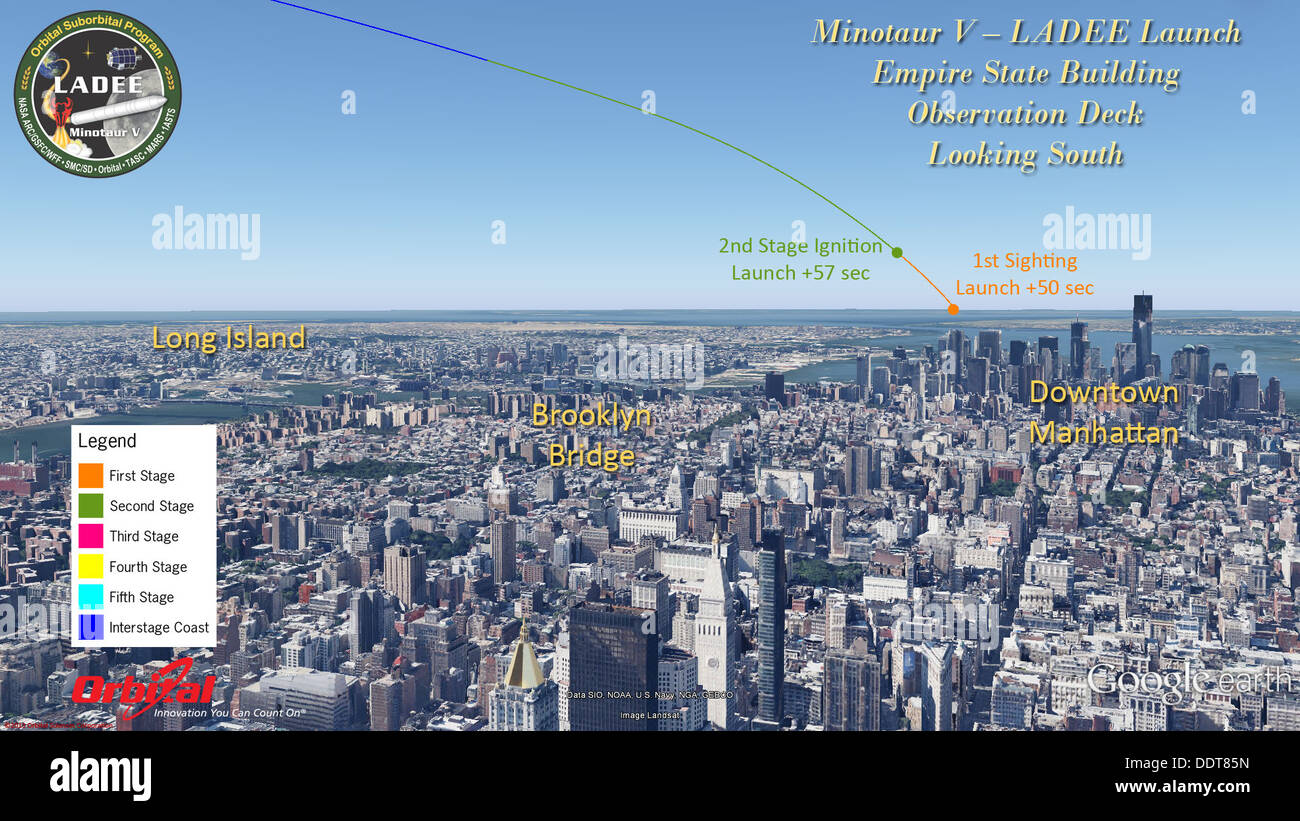 The LADEE mission launch was observed from multiple locations including ...